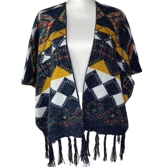 I Joah | Sweaters | I Joah Boho Southwestern Native Coverup Short Sleeve Crop Cardigan Size ...